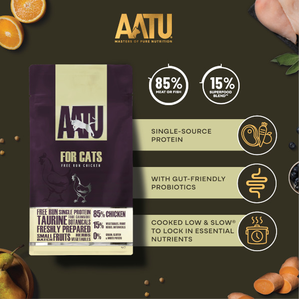 Aatu (Cat) Chicken 1kg | Cat Dry Food | Pet Lovers Centre